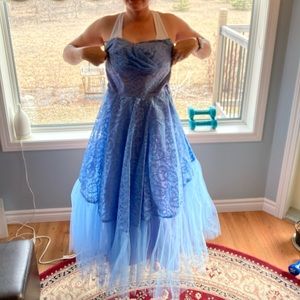 Corrine Original | Dresses | 95 60s Vintage Blue And Purple Dress ...